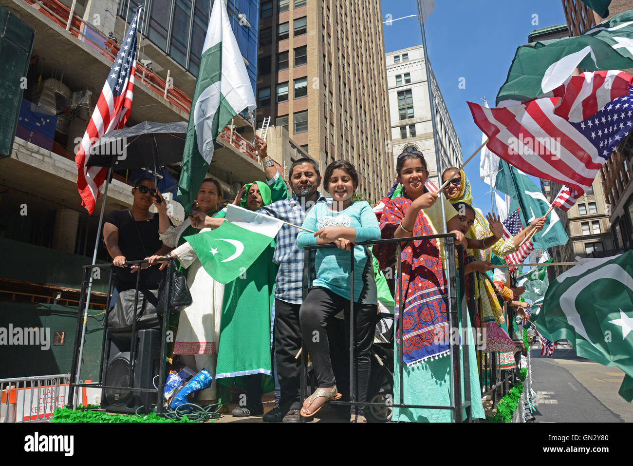 New York City,USA. 28th August,2016. Float on the parade route as ...