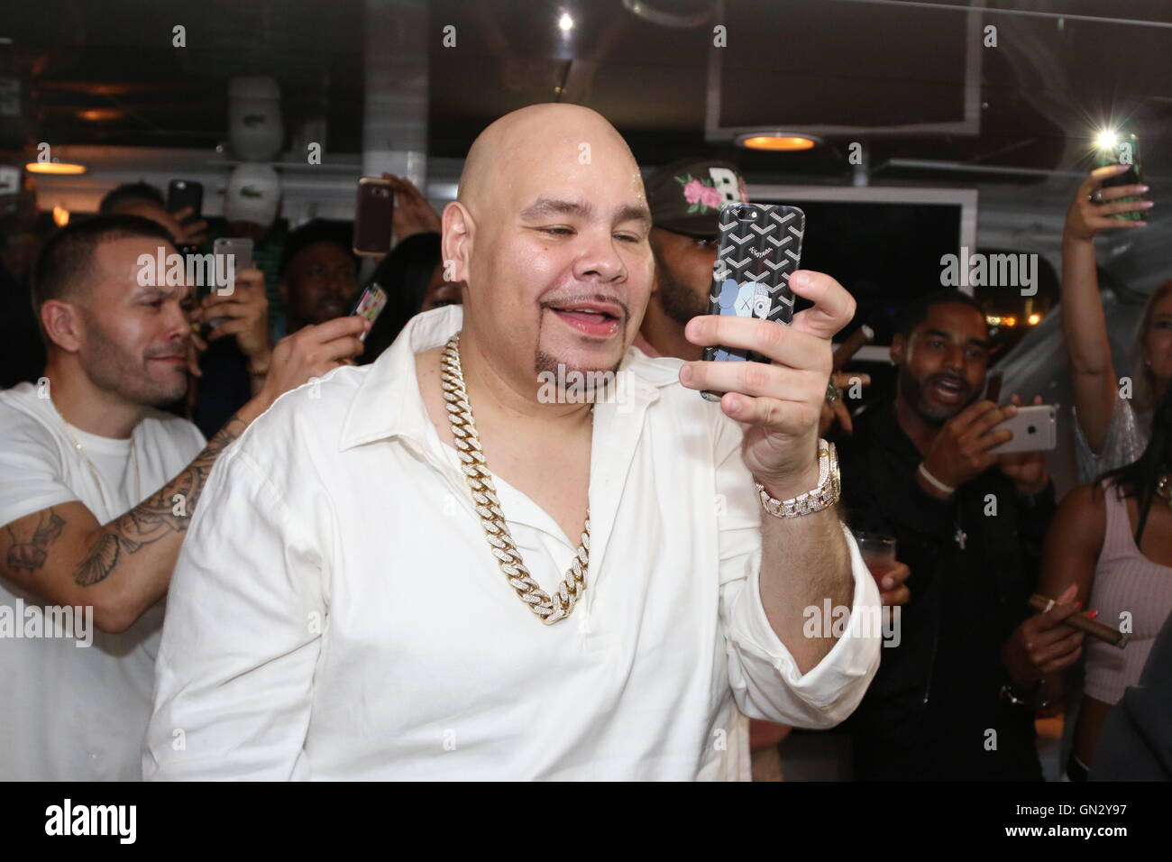 New York NY Aug 28: Fat Joe Private Yacht Birthday Party in New York on ...