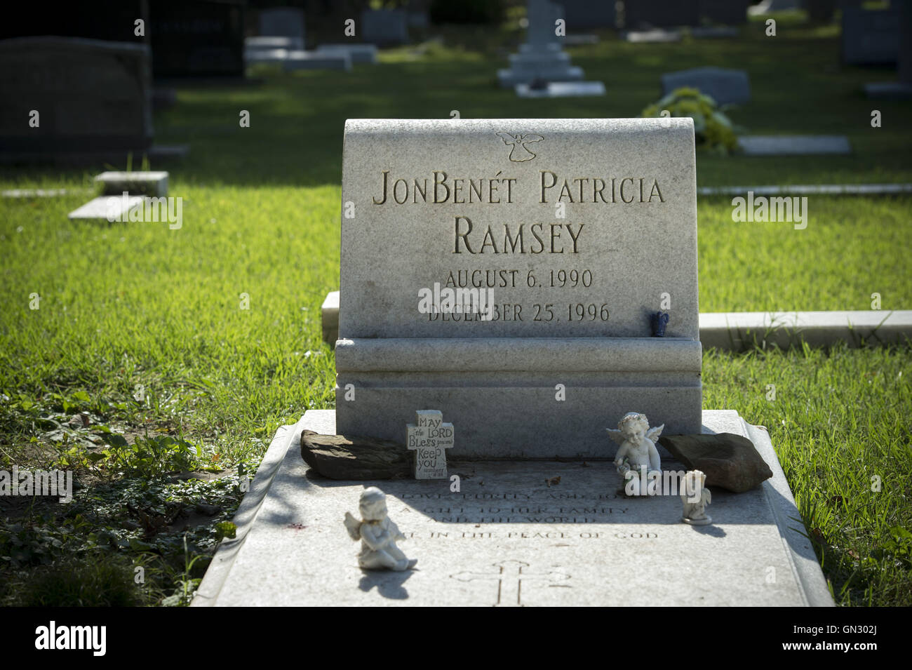 Jonbenet ramsey grave hi-res stock photography and images - Alamy
