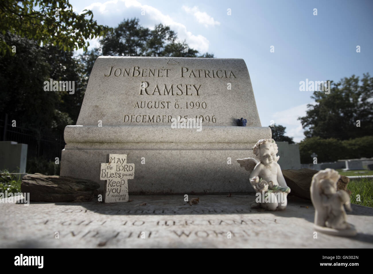 Jonbenet ramsey grave hi-res stock photography and images - Alamy