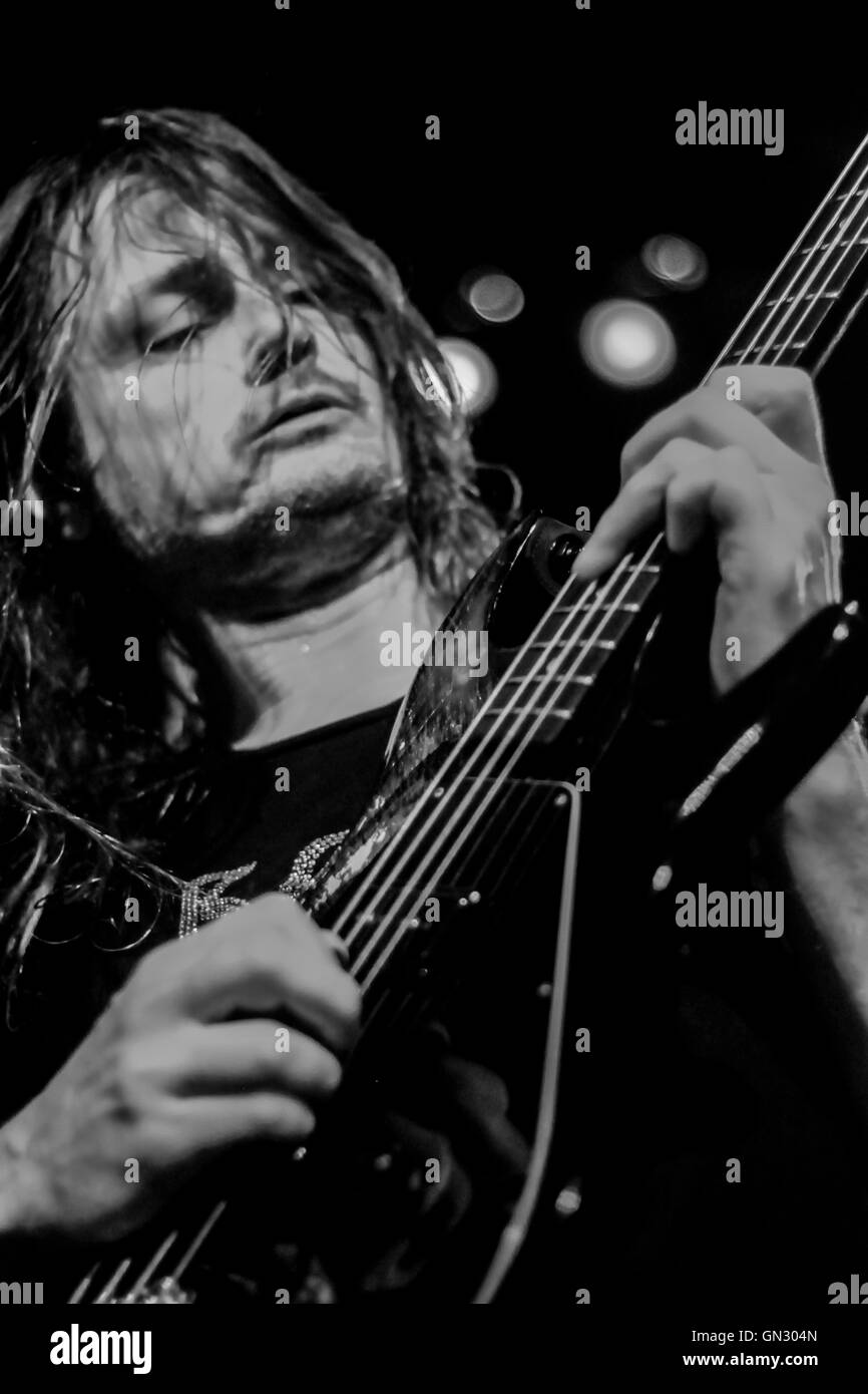 Steve McDonald on bass with Melvins at the Calvin Theatre Stock Photo ...