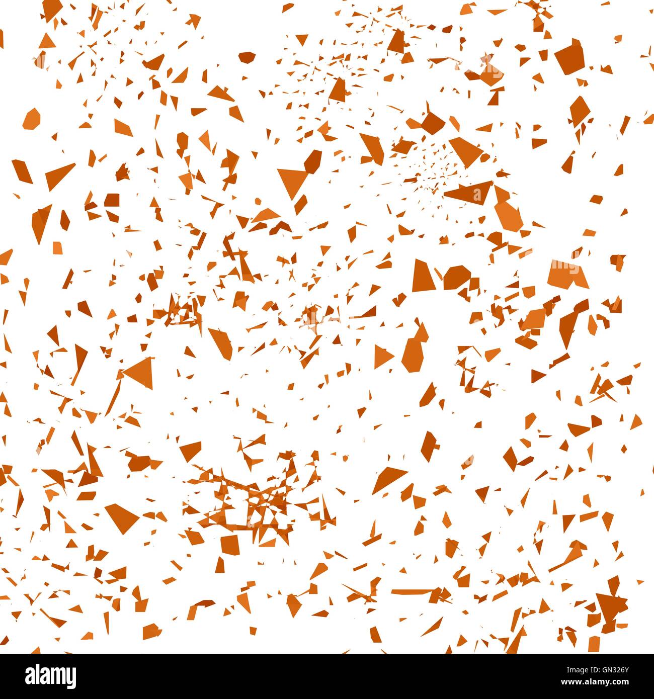 Orange Confetti. Set of Particles Stock Vector Image & Art - Alamy