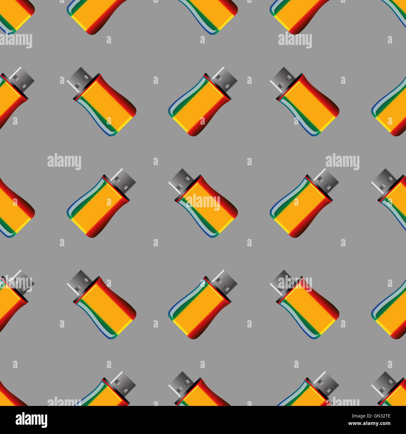 Pen drive pattern Stock Vector Images - Alamy