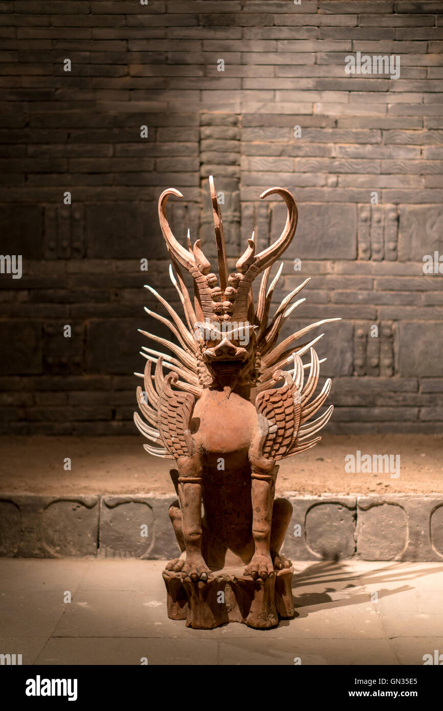 ancient Chinese tomb beast Stock Photo - Alamy