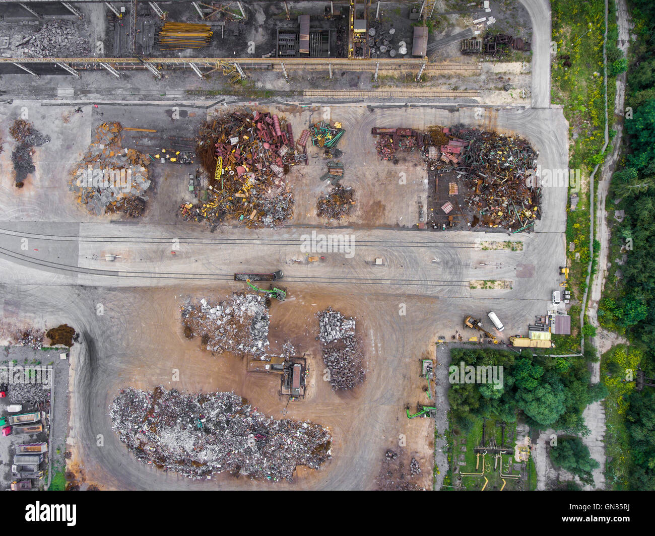 Iron Raw Materials Recycling Pile High Resolution Stock Photography and ...