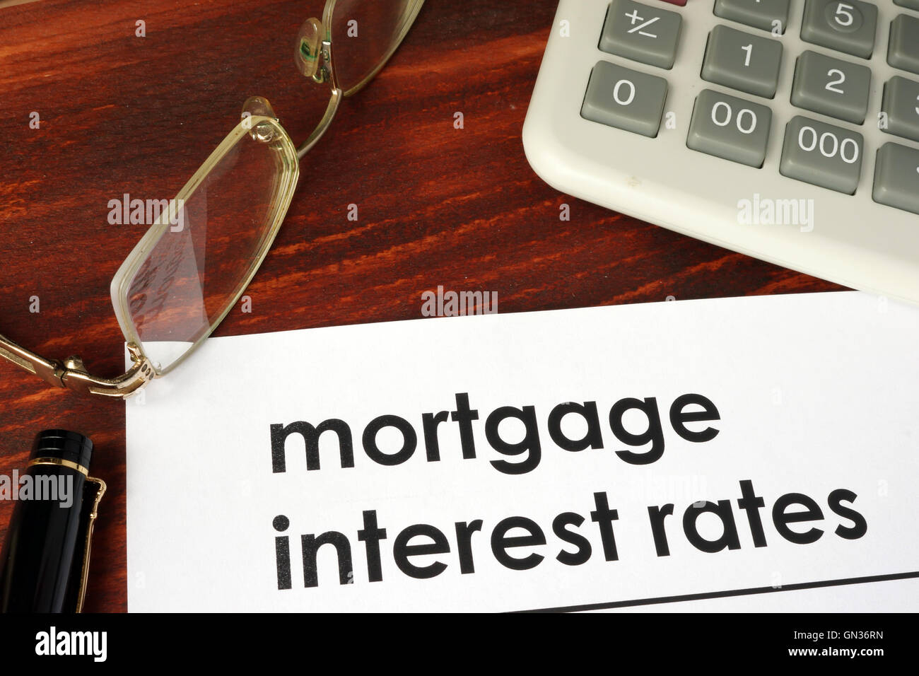Interest rates sign hi-res stock photography and images - Alamy