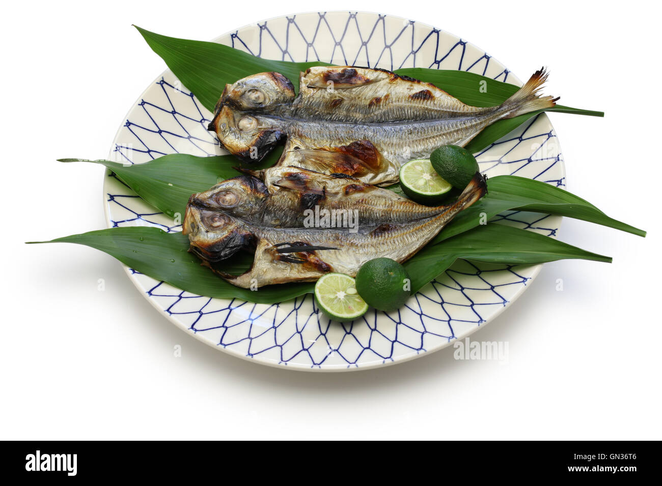 Japanese salt grilled fish hi-res stock photography and images - Alamy