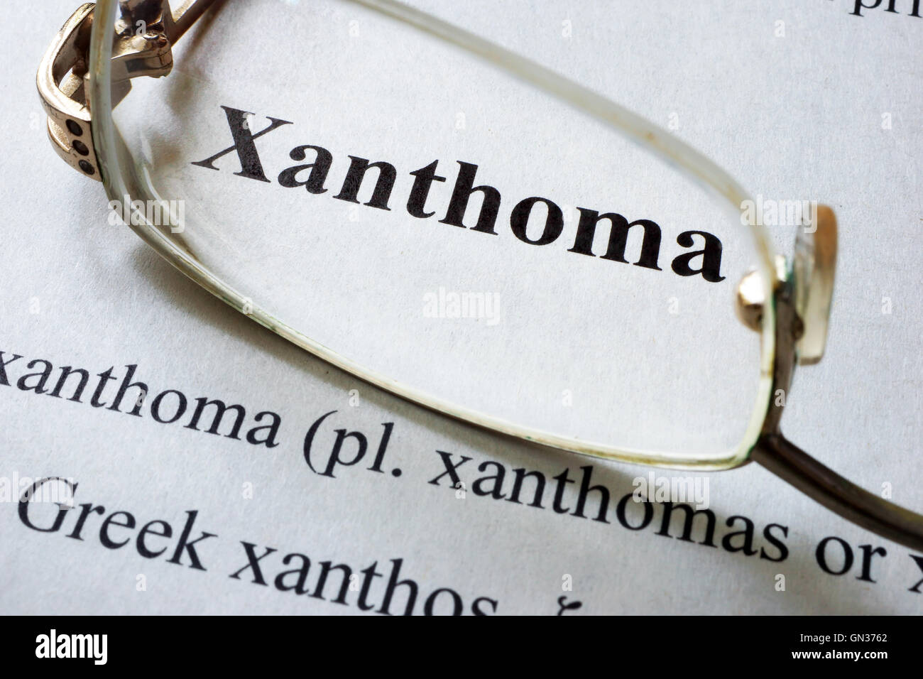 Tendon Xanthoma Hypercholesterolaemia Stock Photo Royalty Xanthoma