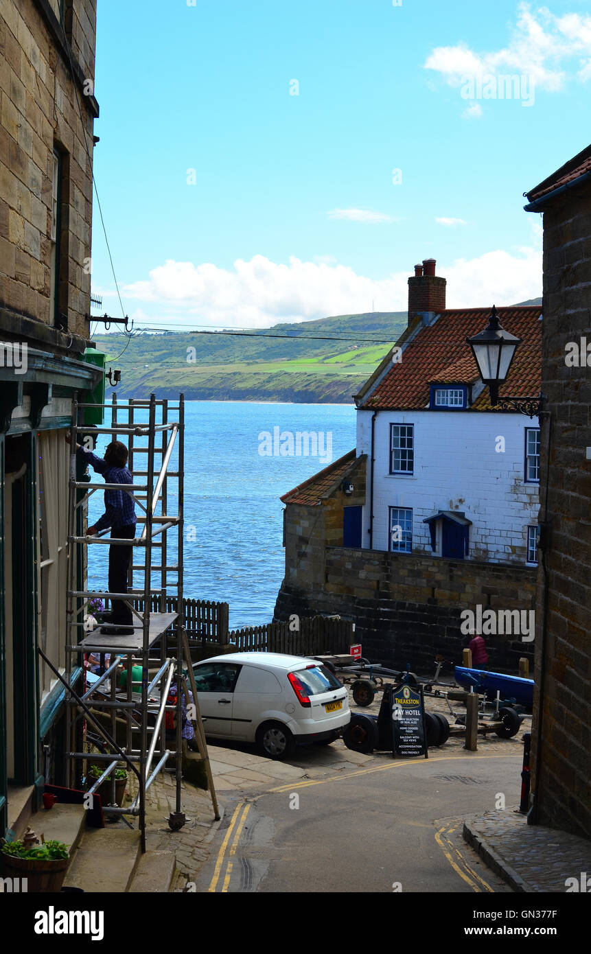 Robin Hoods Bay North Yorkshire UK Stock Photo - Alamy
