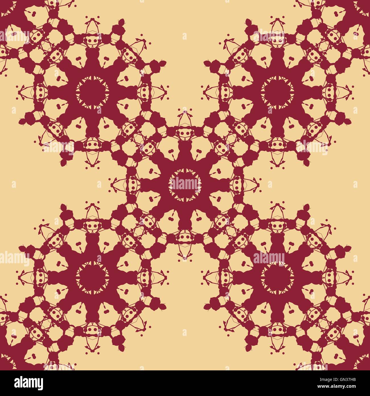 Seamless Symmetry Print Based on Inkblots Stock Vector Image & Art - Alamy