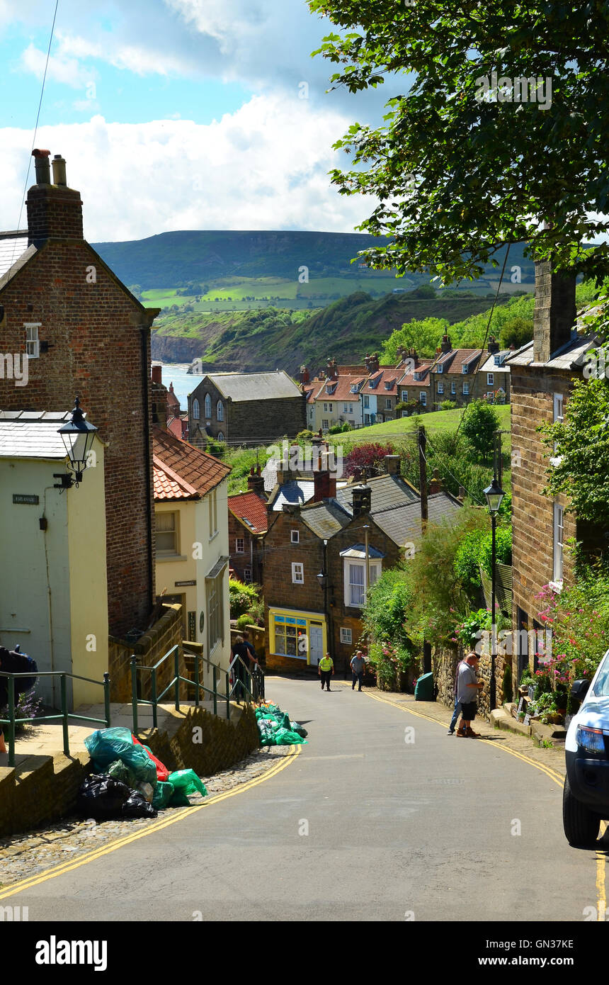 Robin Hoods Bay North Yorkshire UK Stock Photo - Alamy