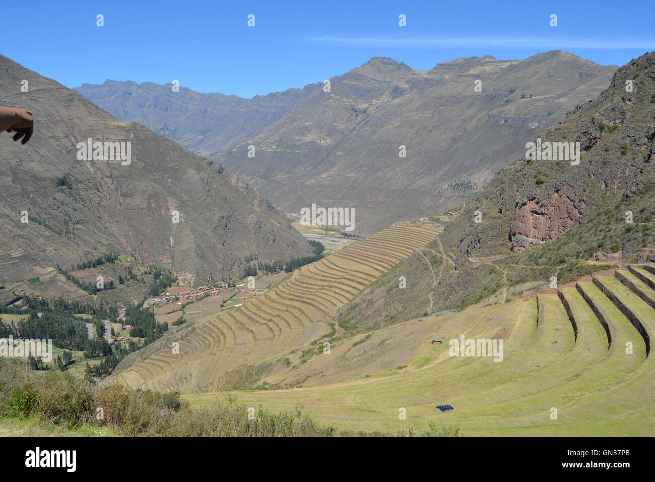 Pisac Inca ruins, Pisac, Cusco, Peru Stock Photo - Alamy