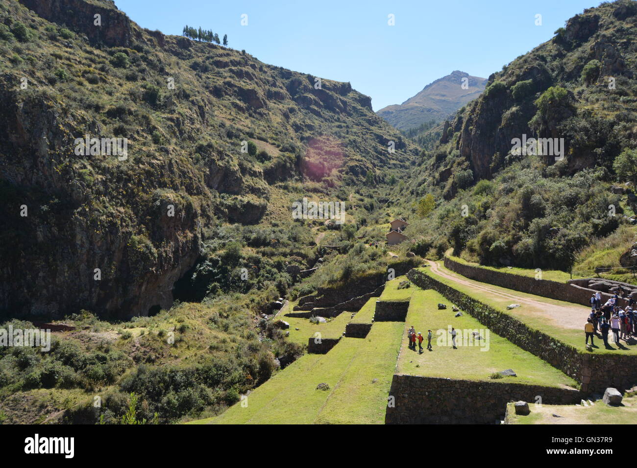 Pisac Inca ruins, Pisac, Cusco, Peru Stock Photo - Alamy