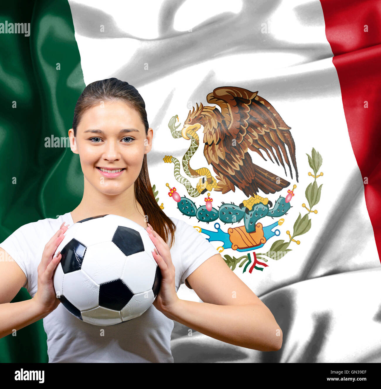 Female mexican soccer fan hi-res stock photography and images - Alamy