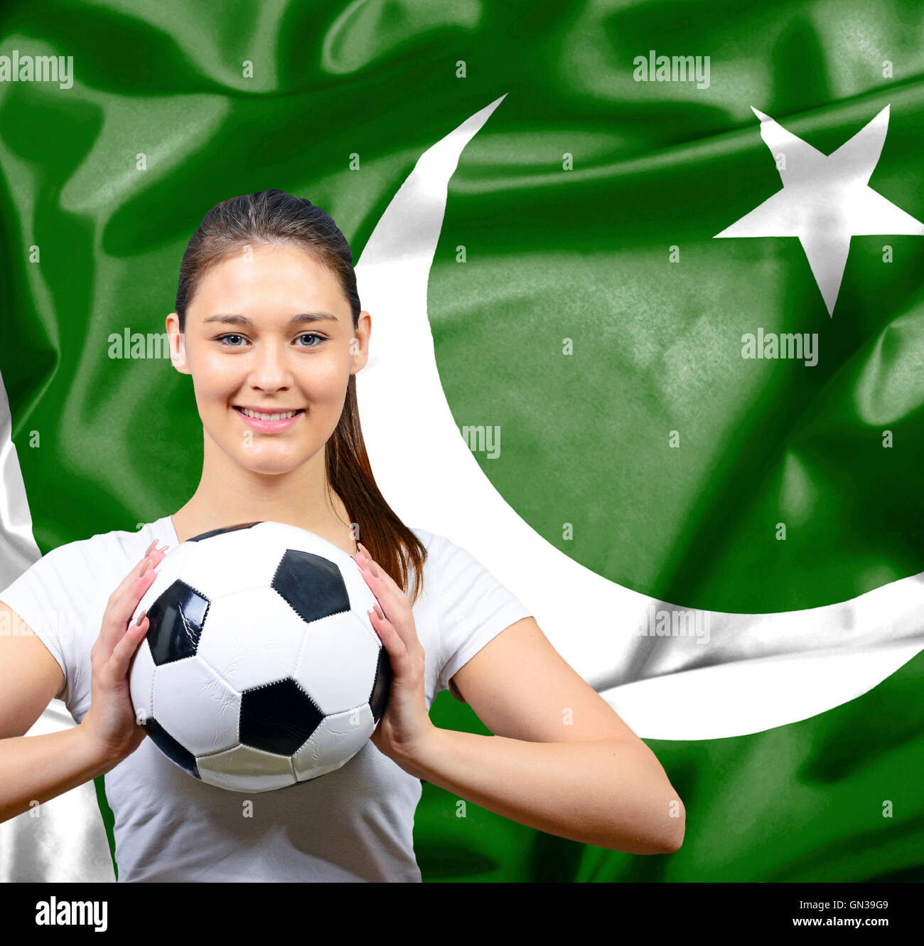 Football pakistan flag hi-res stock photography and images - Alamy