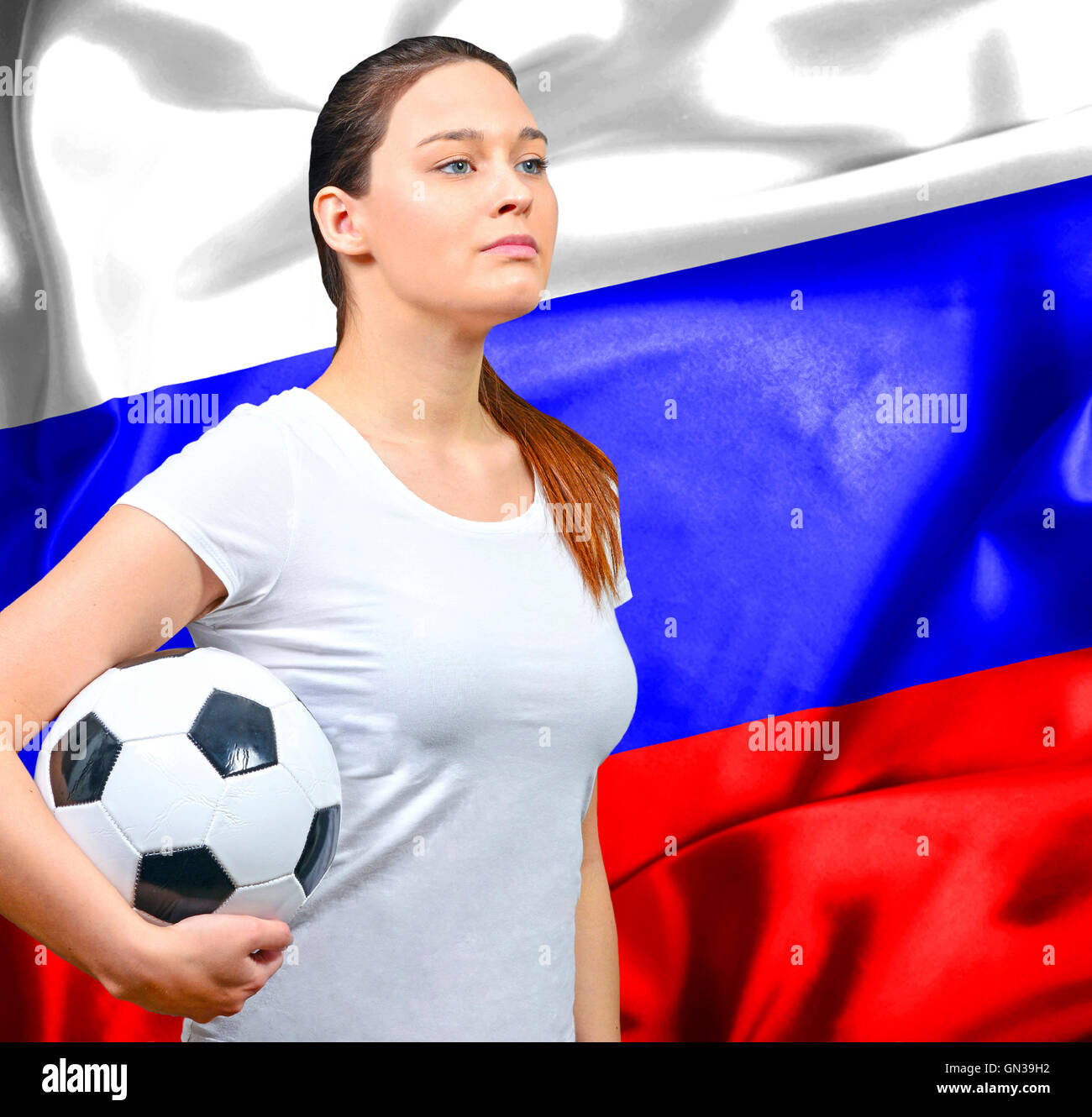 Russian woman football player hi-res stock photography and images - Alamy