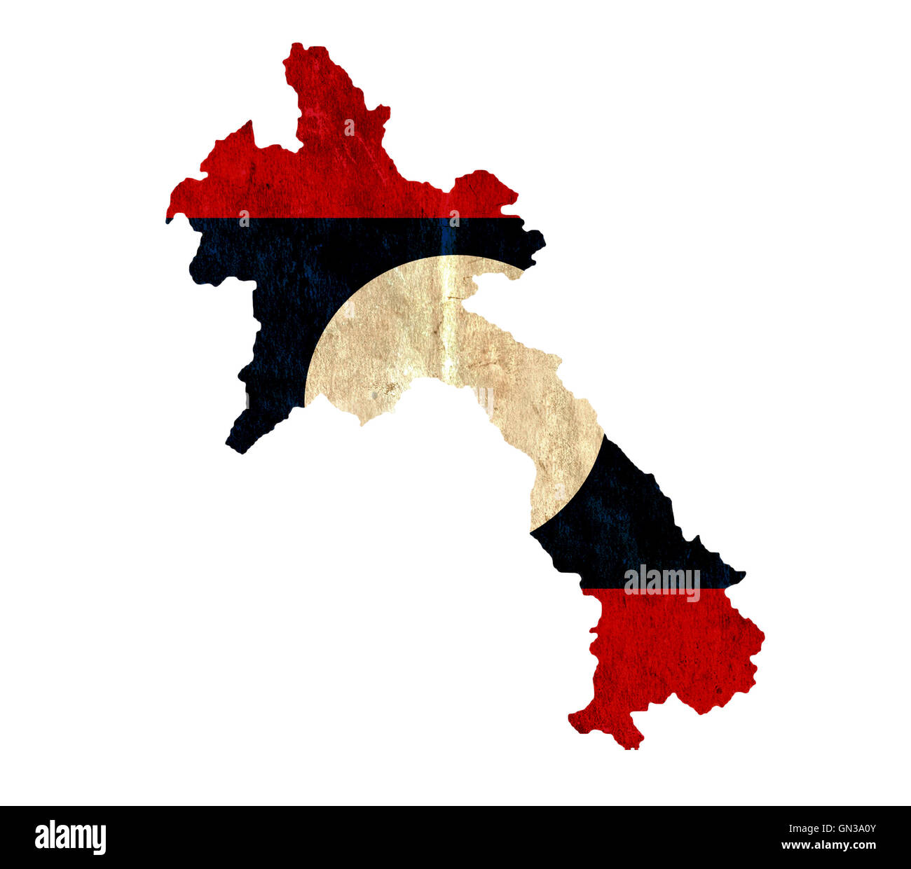 Laos outline silhouette map illustration hi-res stock photography and ...