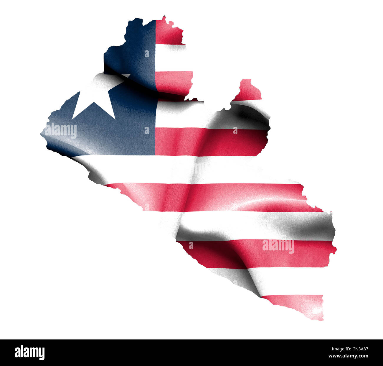 Liberian map hi-res stock photography and images - Alamy