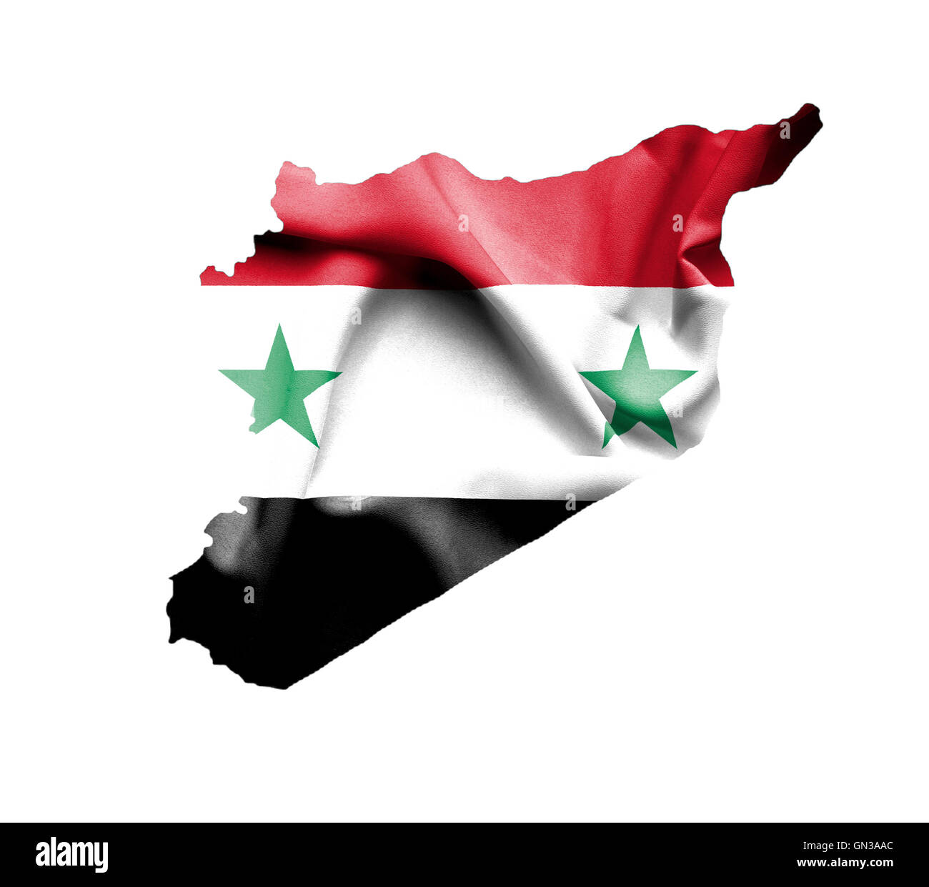 Syrian map Cut Out Stock Images & Pictures - Alamy