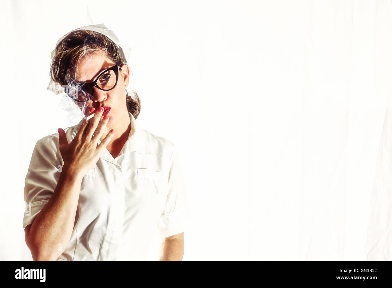 Nurse Smoking High Resolution Stock Photography and Images - Alamy