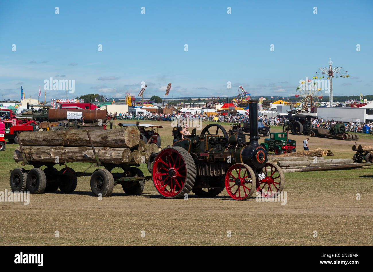 Marshall Steam Roller at Great Dorset Steam fair Stock Photo - Alamy