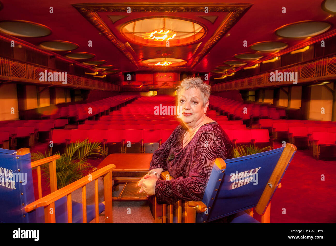 Comedian Jo Brand photographed at The Dome theatre in Worthing Stock ...