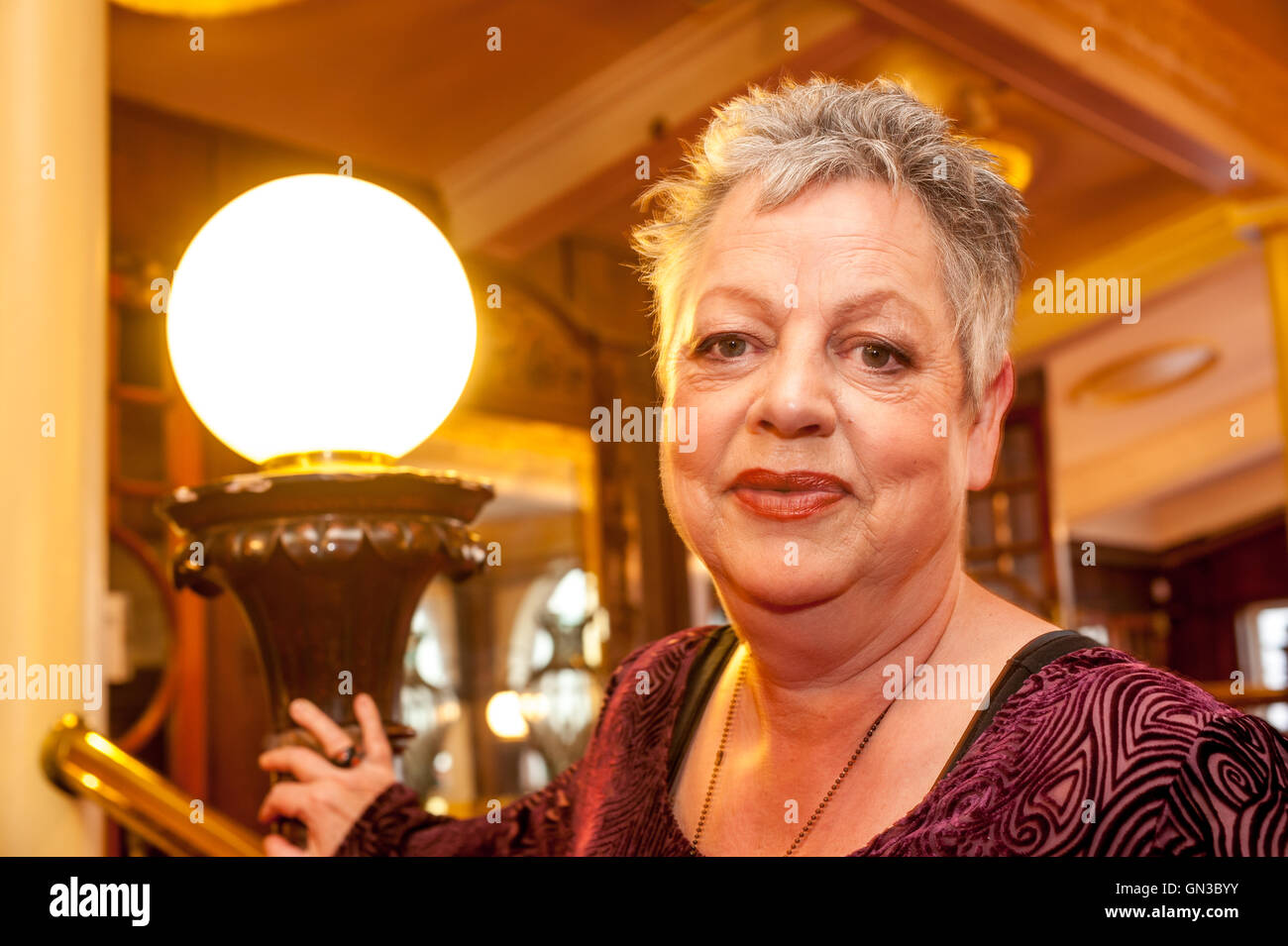 Comedian Jo Brand photographed at The Dome theatre in Worthing Stock ...