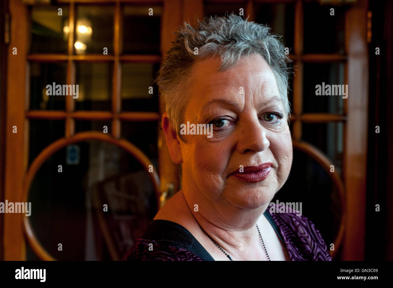 Comedian Jo Brand photographed at The Dome theatre in Worthing Stock ...