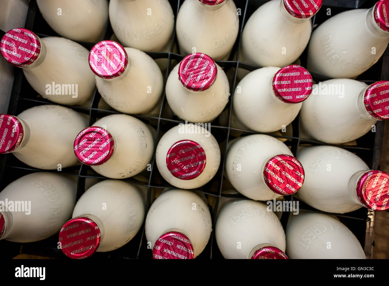A milk distribution centre in Hove Stock Photo - Alamy