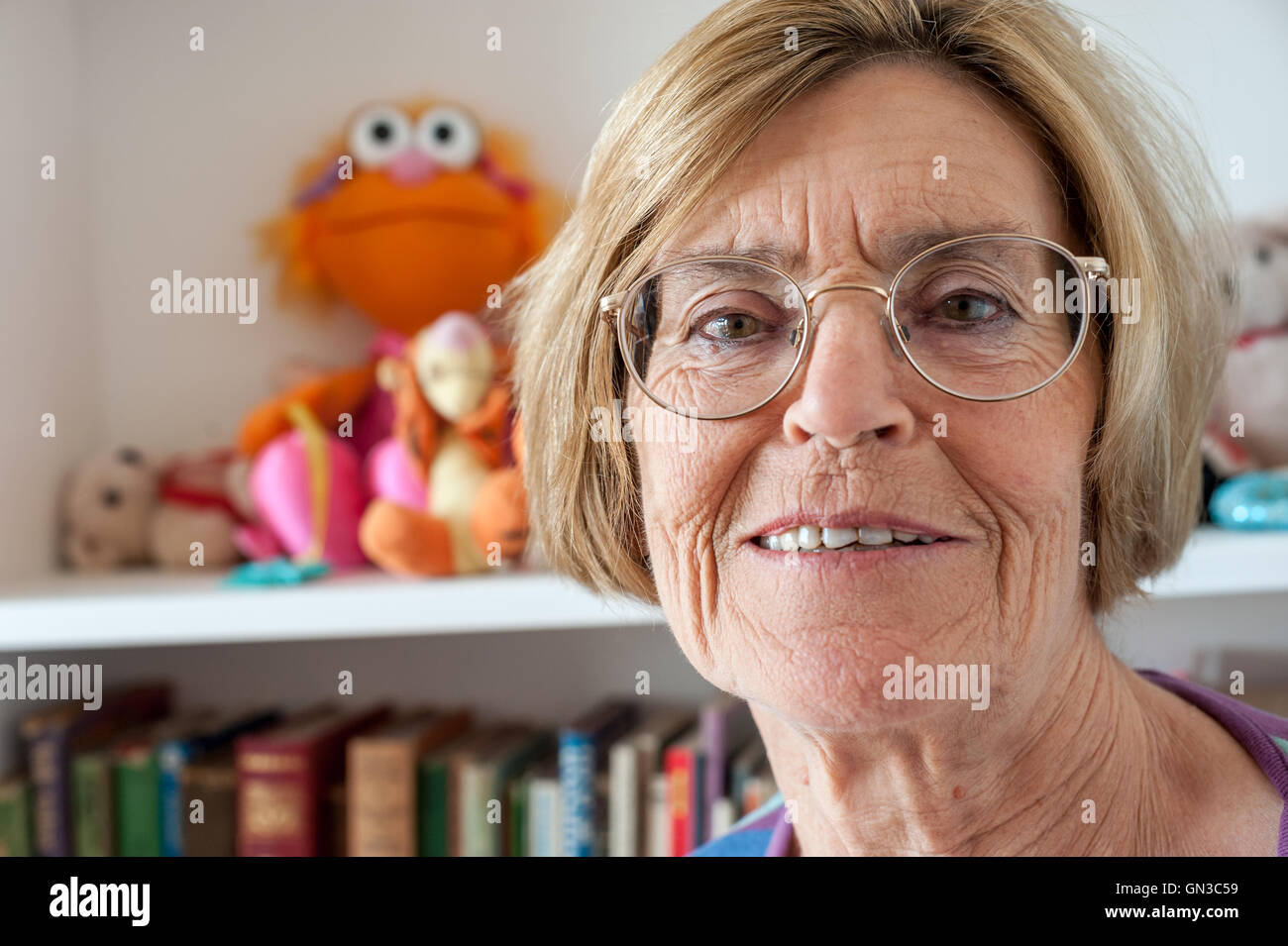 Parenting and child-rearing expert Penelope Leach Stock Photo - Alamy