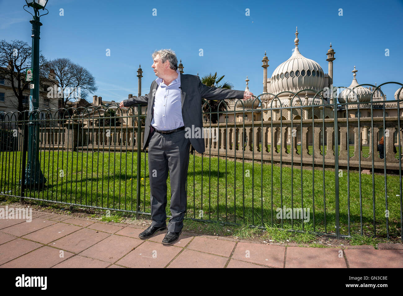 Newspaper columnist Rod Liddle visiting Brighton Stock Photo - Alamy