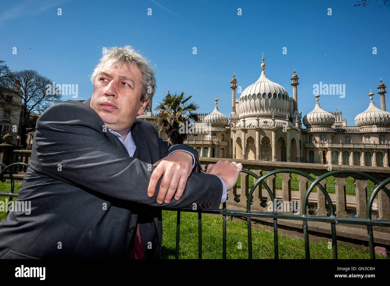 Newspaper columnist Rod Liddle visiting Brighton Stock Photo - Alamy