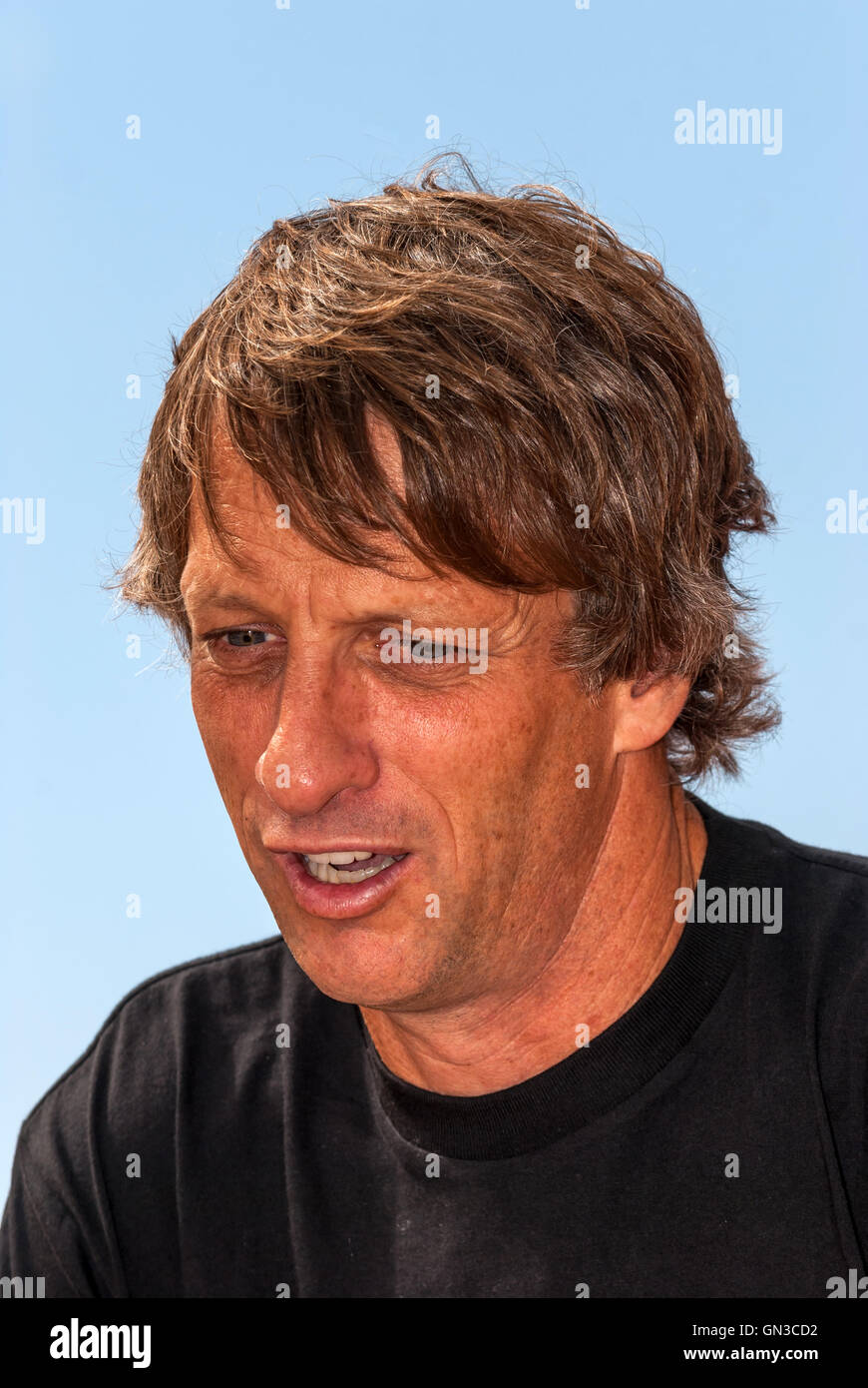 Skateboarder Tony Hawk Stock Photo - Alamy