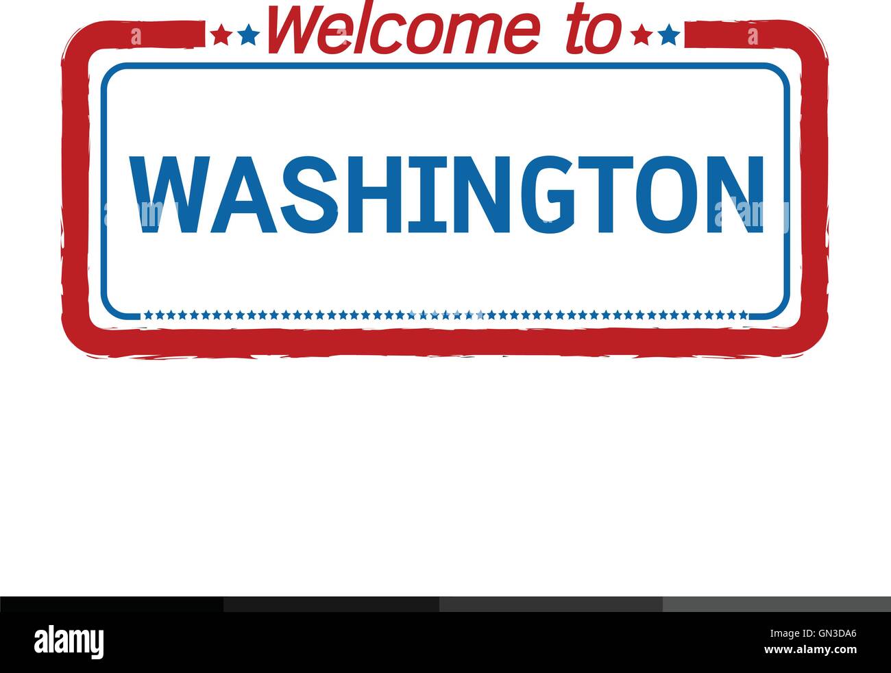 Welcome to washington Stock Vector Images - Alamy