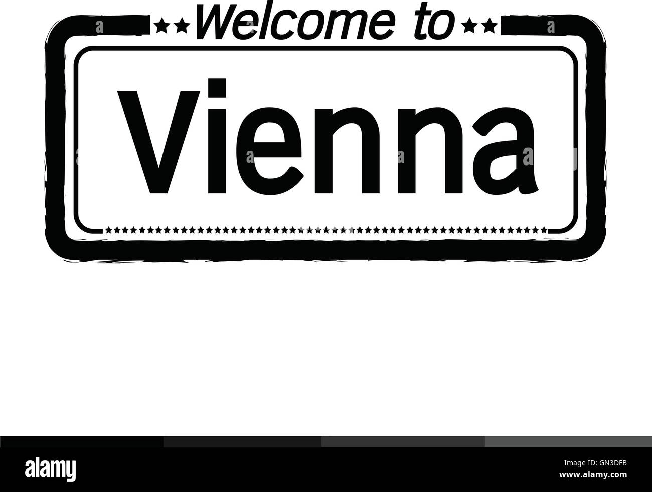 Vienna city grunge stamp symbol hi-res stock photography and images - Alamy