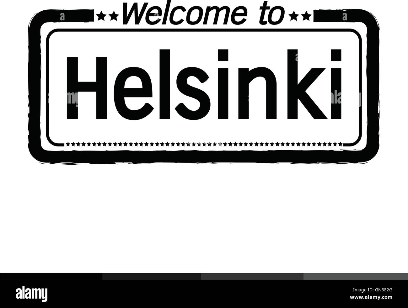 Helsinki sign welcome hi-res stock photography and images - Alamy