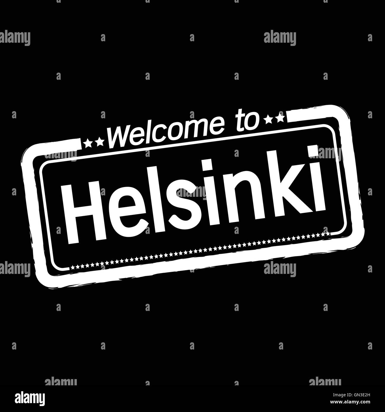 Helsinki sign welcome hi-res stock photography and images - Alamy