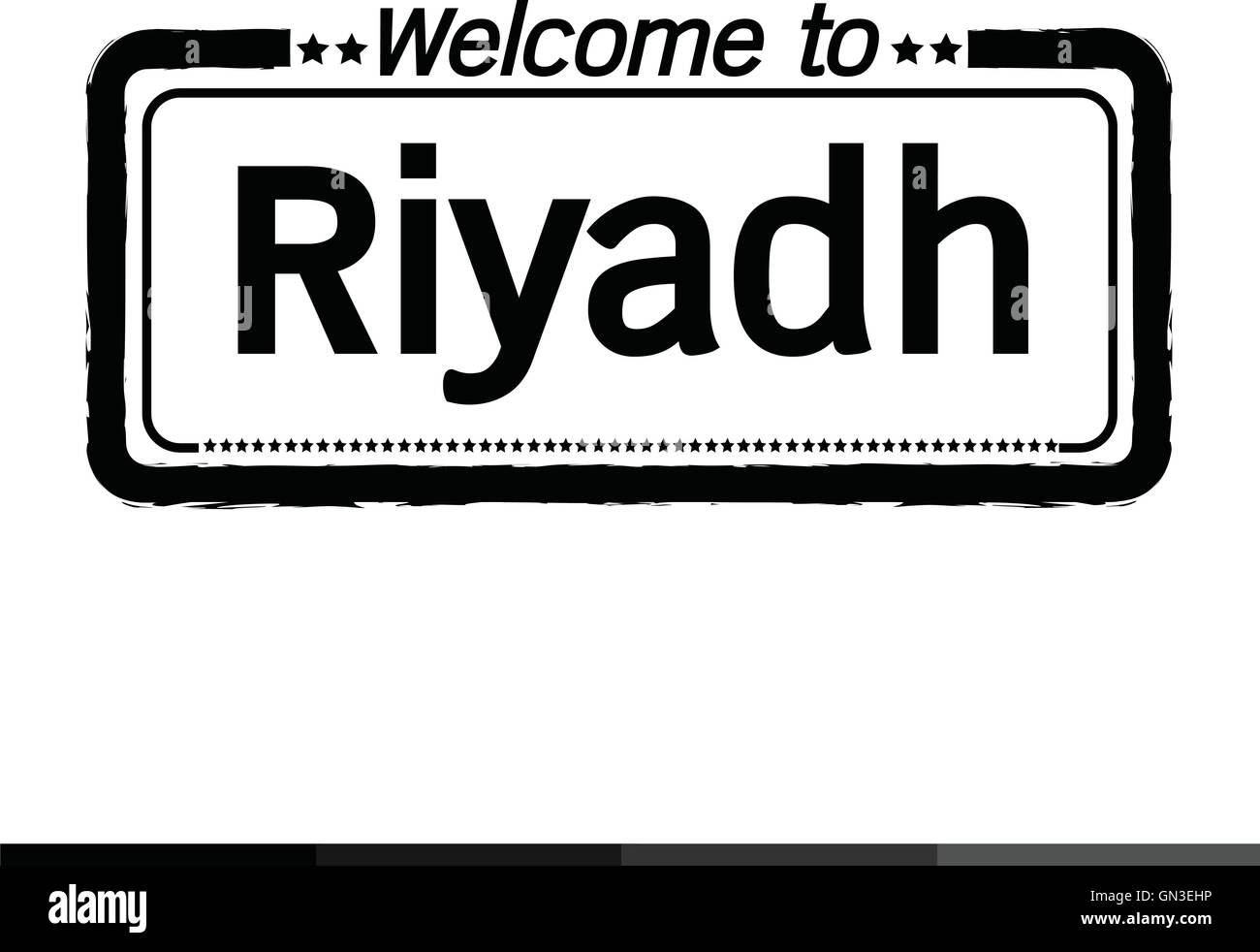 Welcome to Riyadh City illustration design Stock Vector Image & Art - Alamy