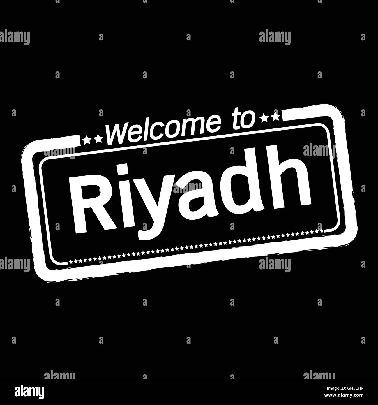 Welcome to Riyadh City illustration design Stock Vector Image & Art - Alamy