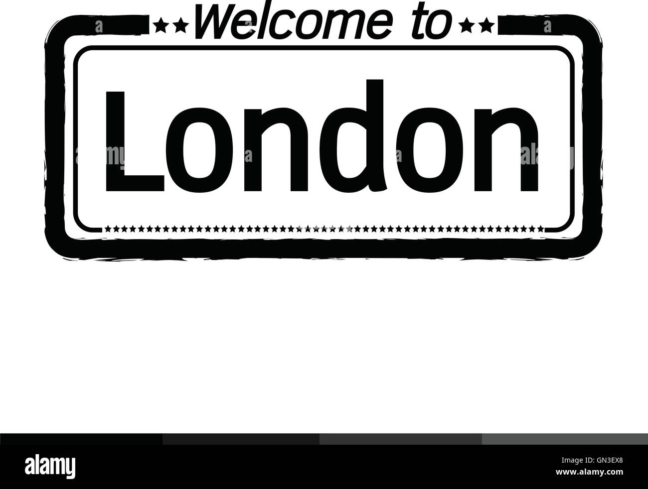 Welcome sign london Stock Vector Images - Alamy