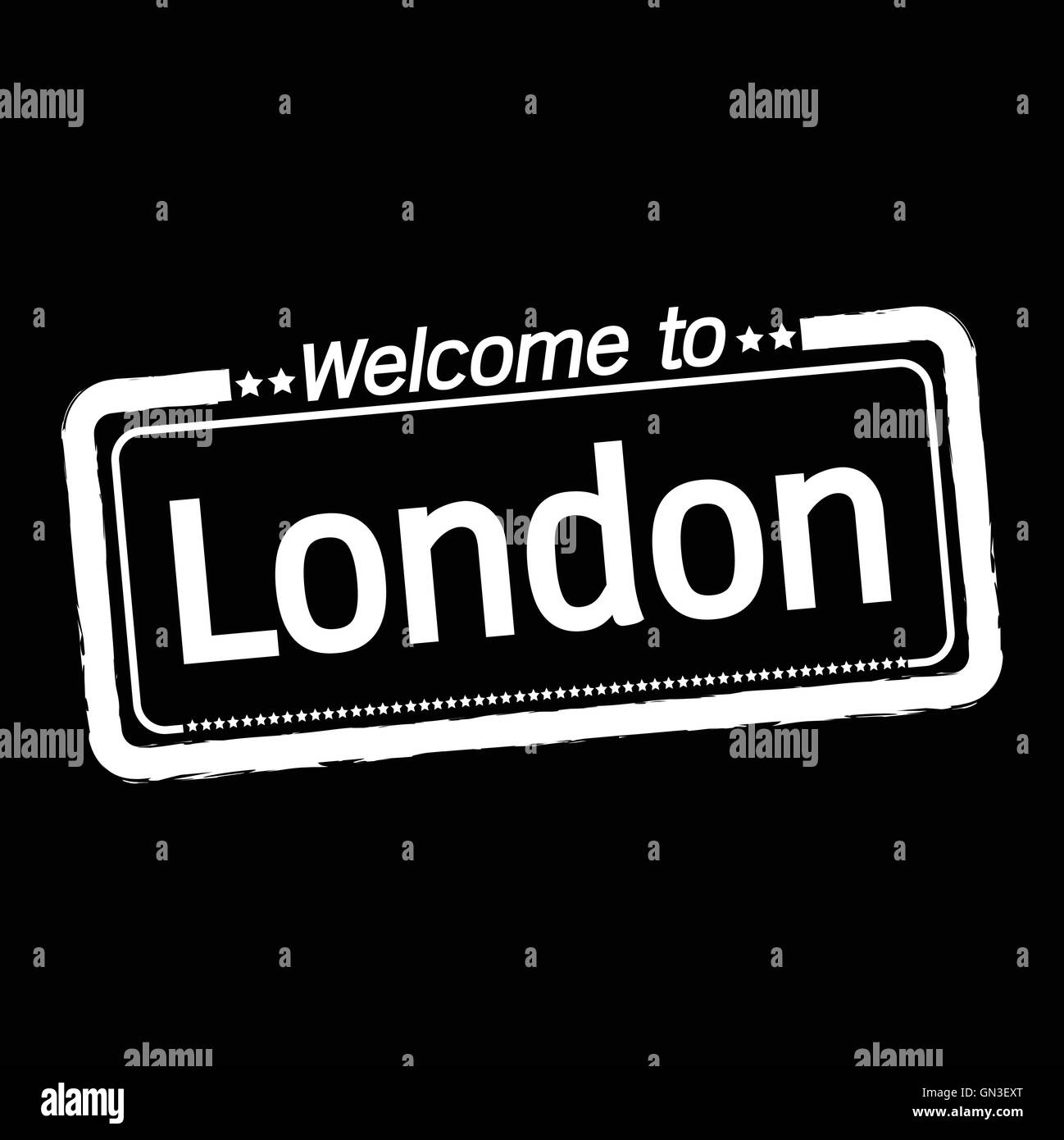 Welcome sign london Stock Vector Images - Alamy