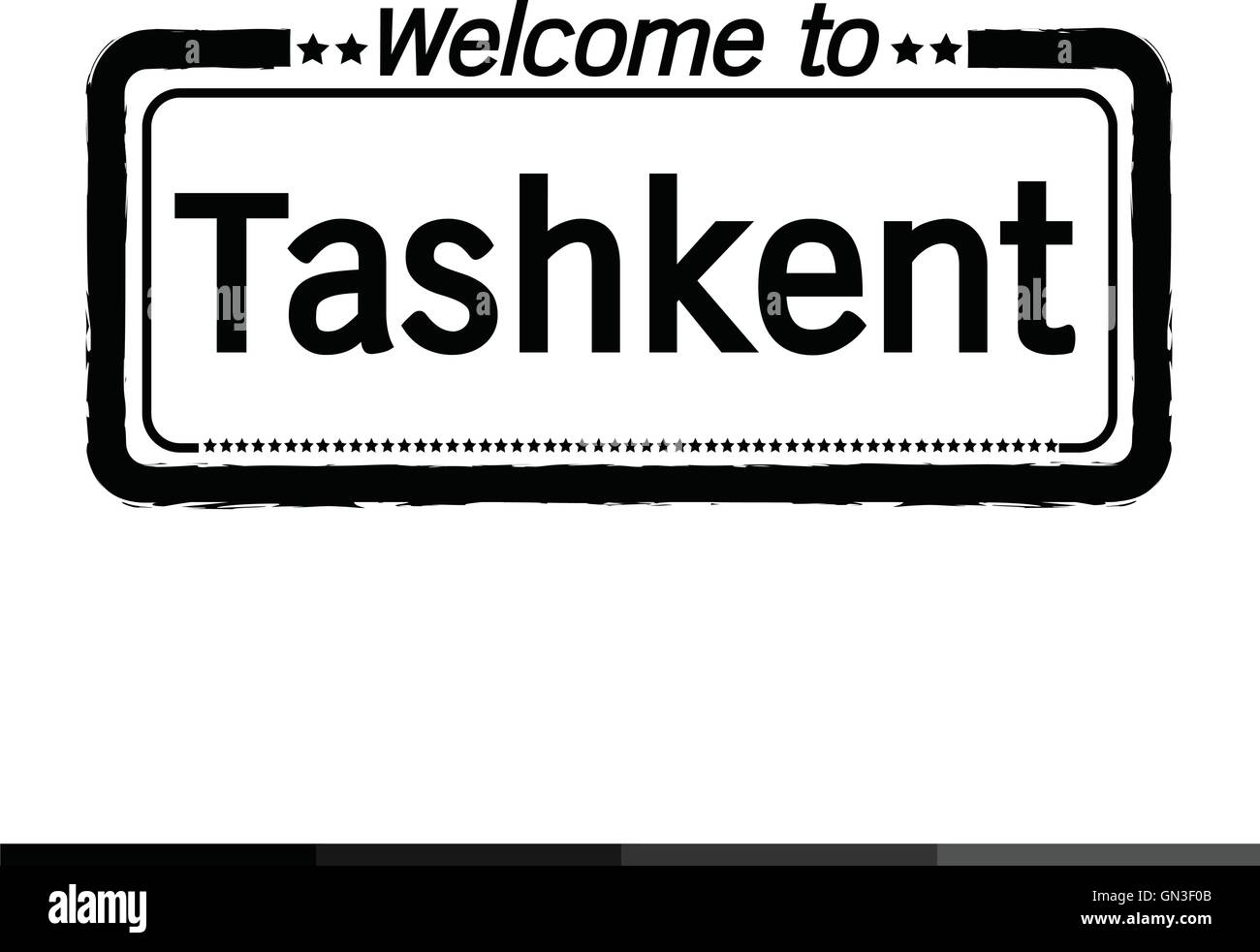 Welcome to Tashkent City illustration design Stock Vector Image & Art ...