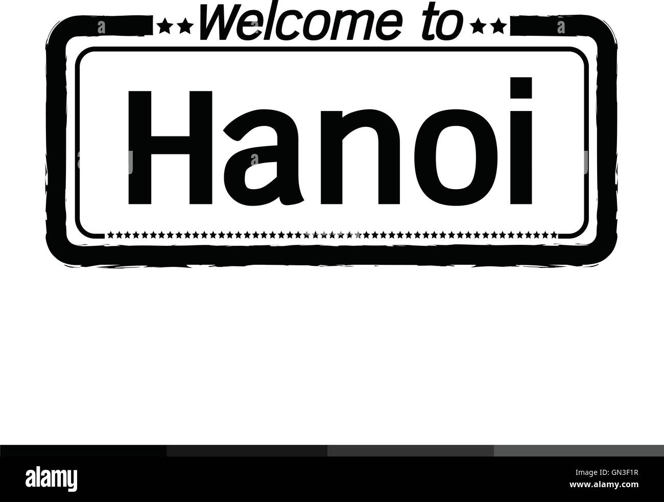 Hanoi welcome sign hi-res stock photography and images - Alamy