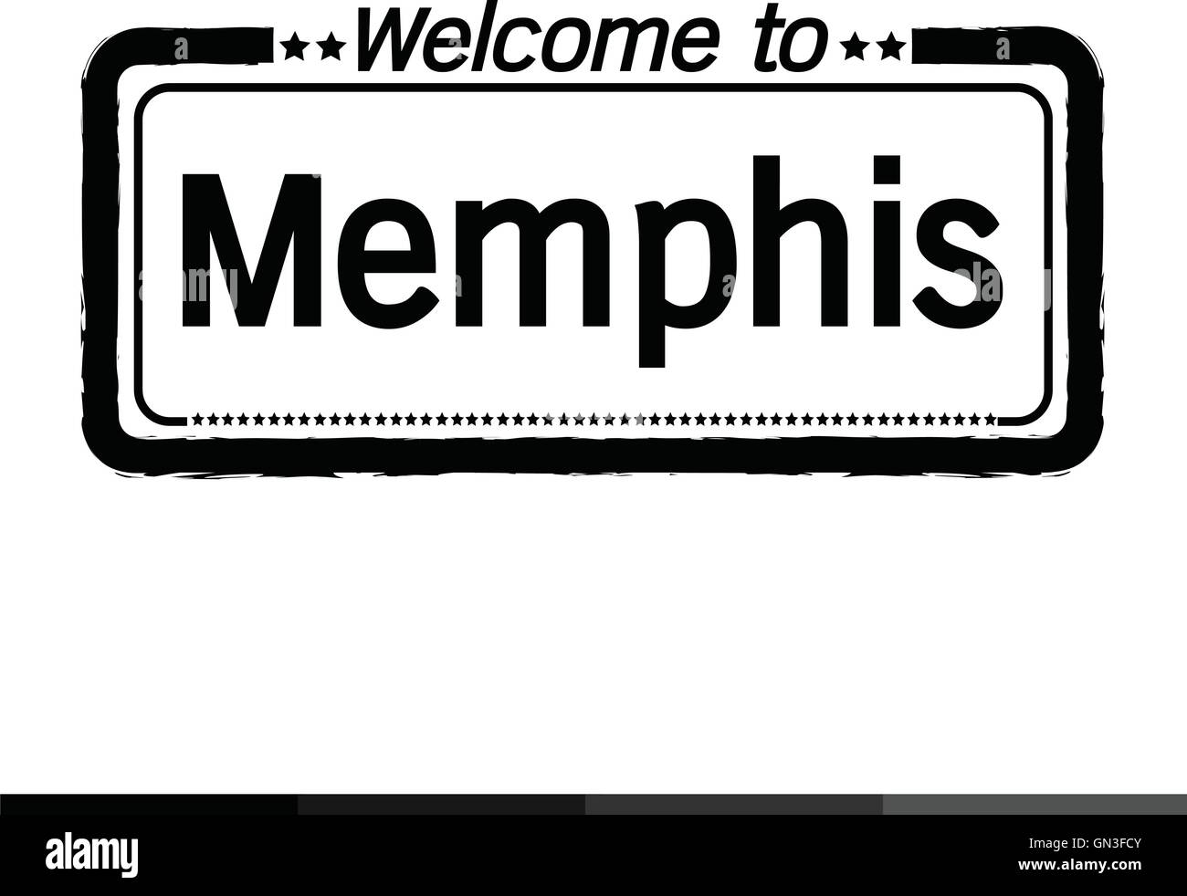 Welcome to memphis sign Stock Vector Images - Alamy