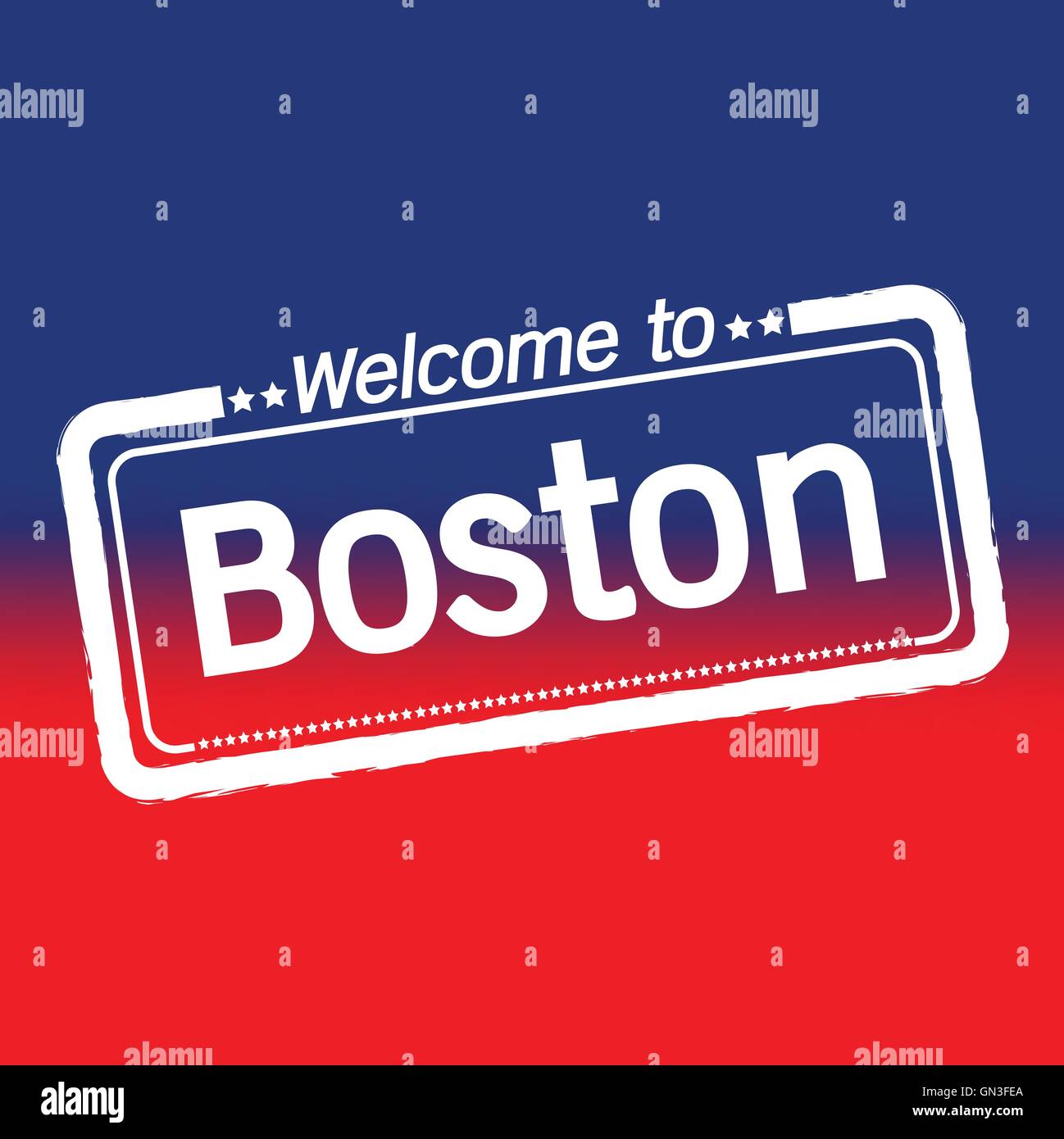 Welcome to boston Stock Vector Images - Alamy