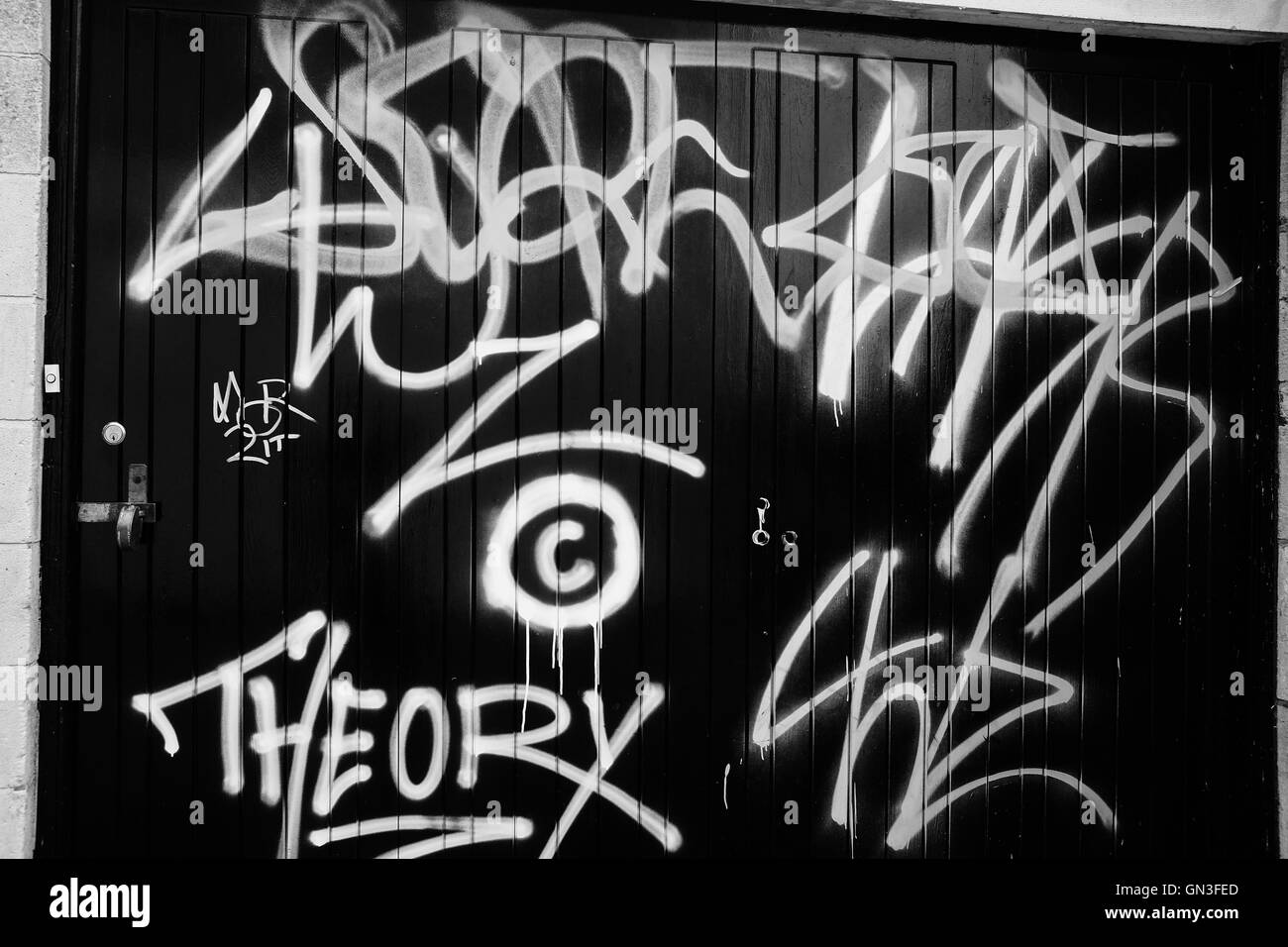 White power graffiti hi-res stock photography and images - Alamy