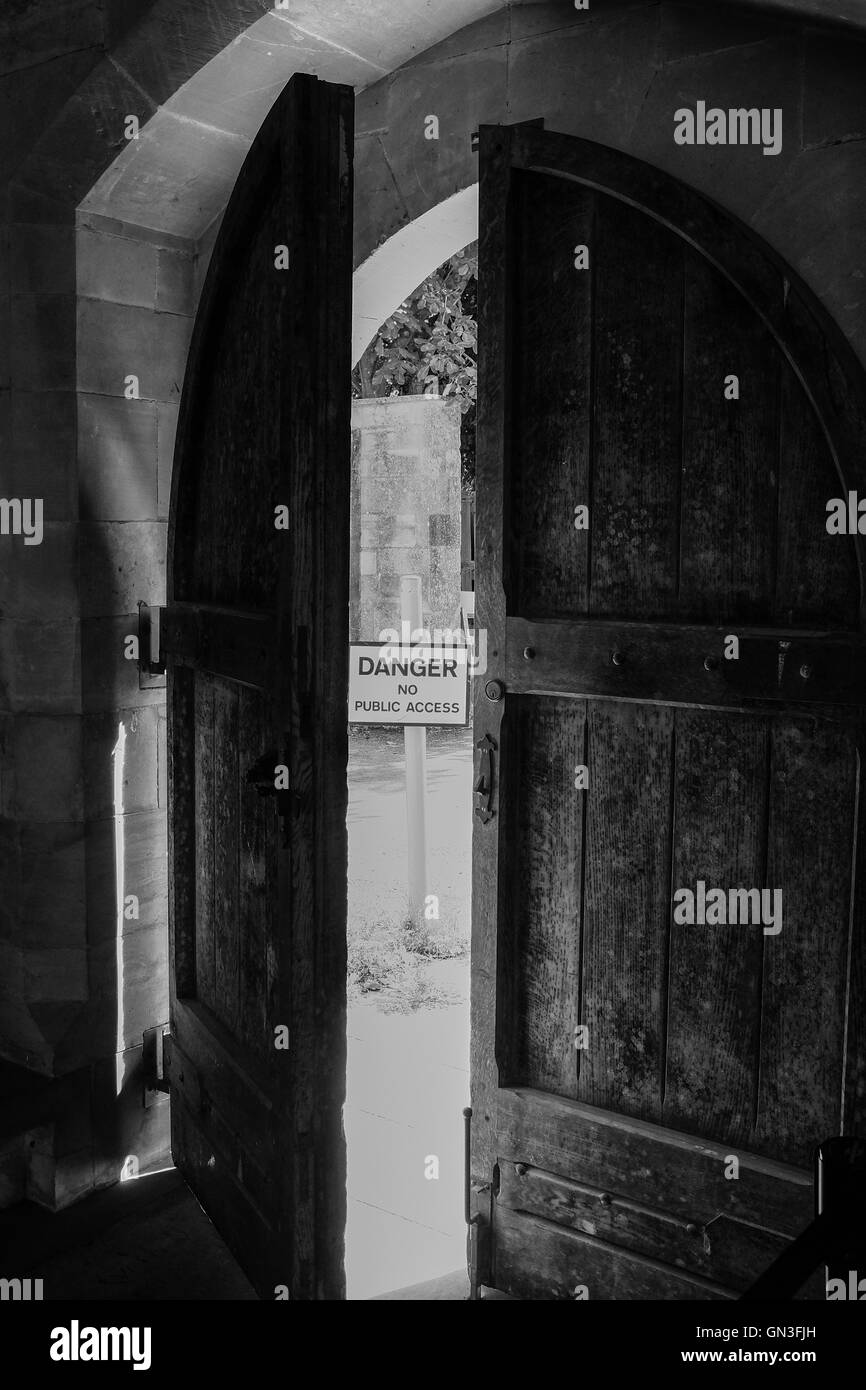 Secret wooden Black and White Stock Photos & Images - Alamy