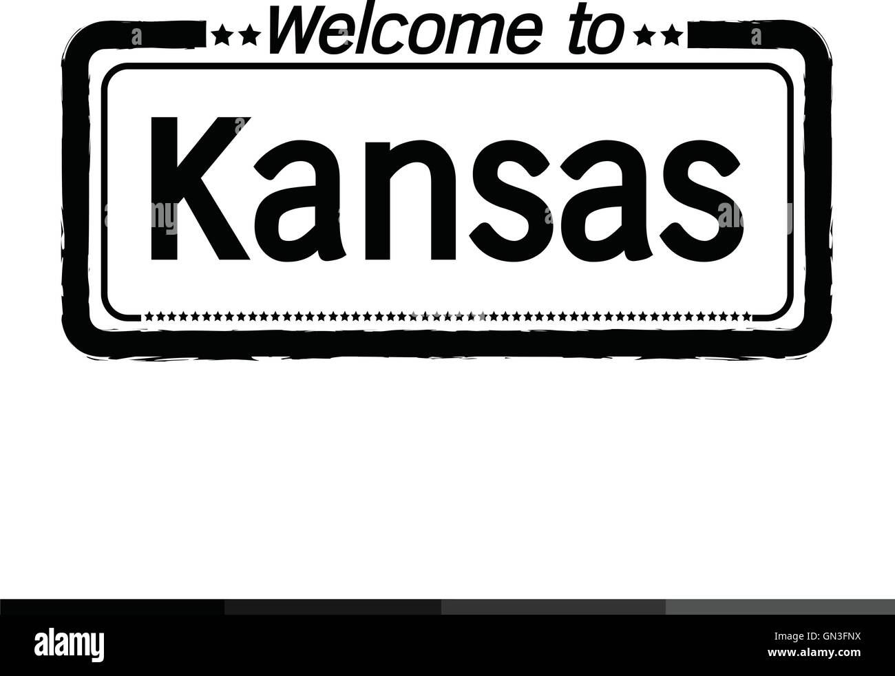 Kansas city welcome sign hi-res stock photography and images - Alamy