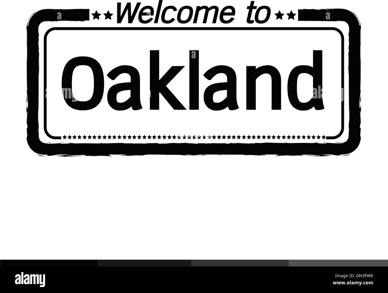 City of oakland Stock Vector Images - Alamy