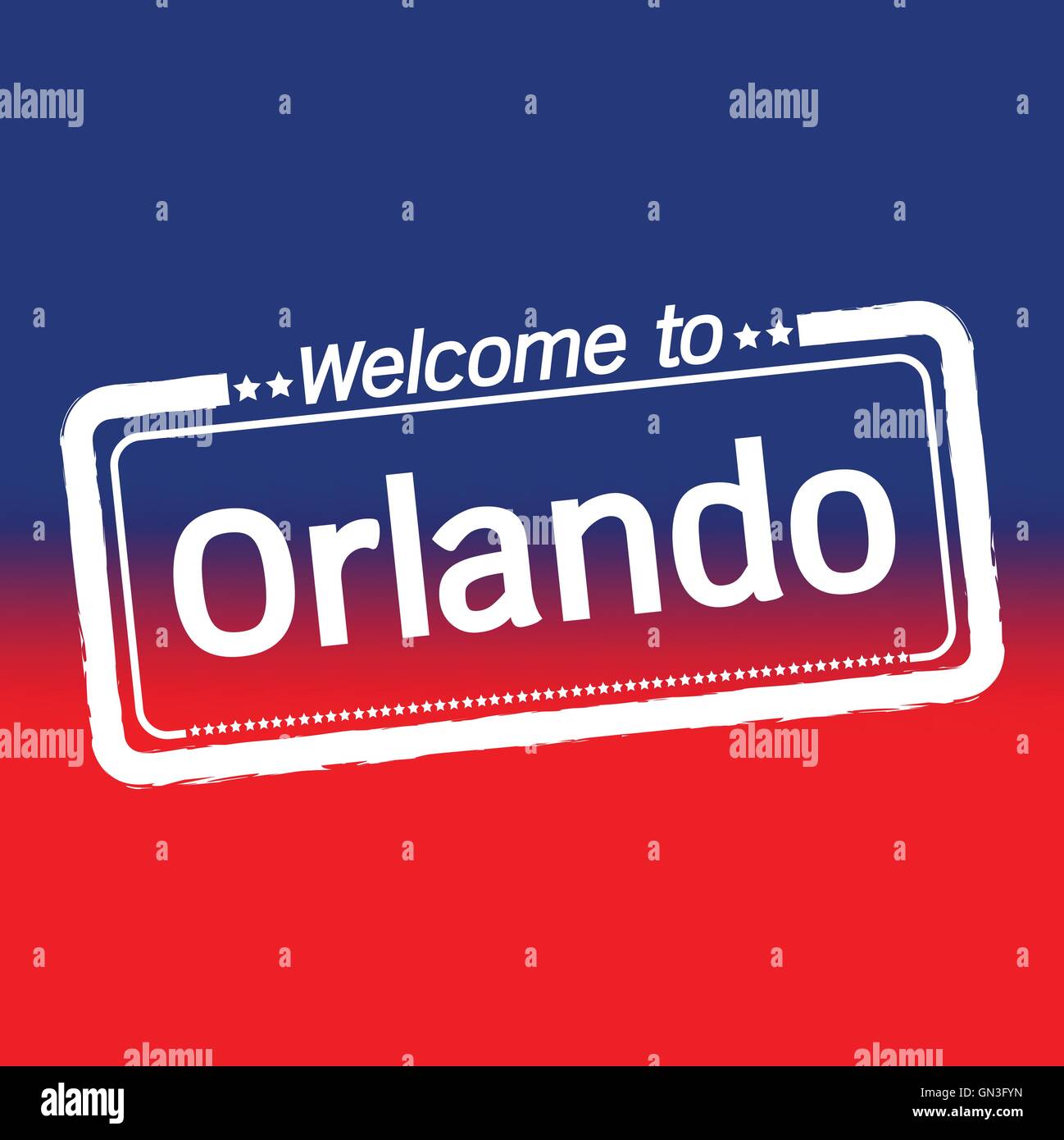 Welcome to Orlando City illustration design Stock Vector Image & Art ...